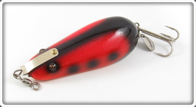 Musky Dan Orange & Black Spotted Musky Wonder Spoon Type | Tough Lures
