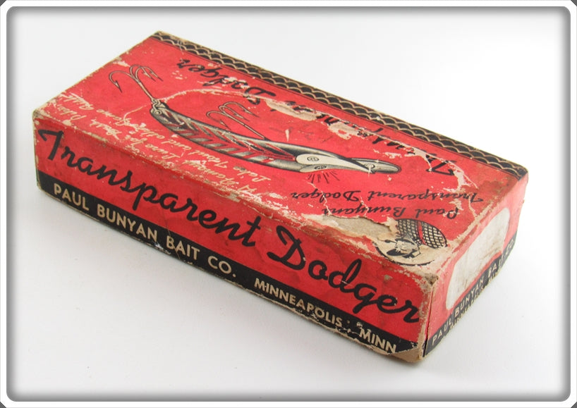 Paul Bunyan Green & Yellow Transparent Dodger Lure In Box For Sale ...