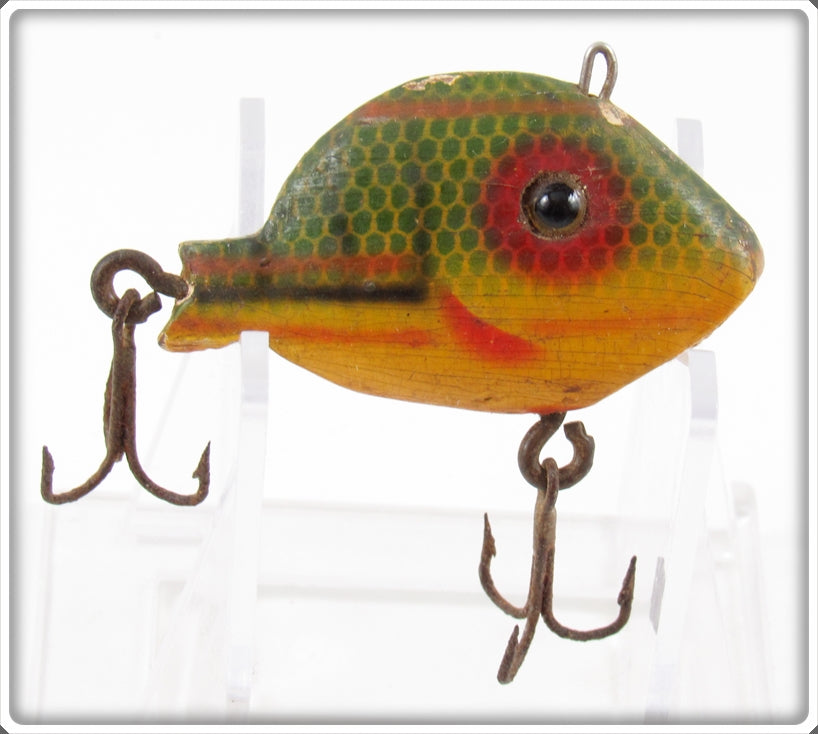 Vintage Nichols Perch Finish Early Piggy Perch Lure For Sale | Tough Lures