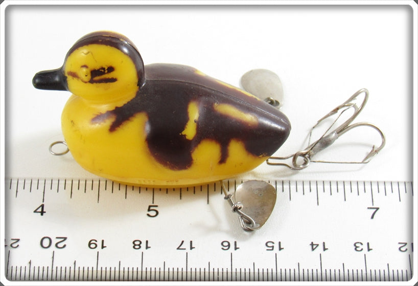 Vintage Bill Szabo Cree Duk Brown & Yellow Duckling Lure For Sale ...