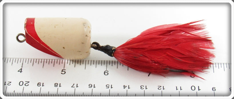 The Dickens Bait Co Red & White Dicken's Weedless Wonder Lure For Sale ...