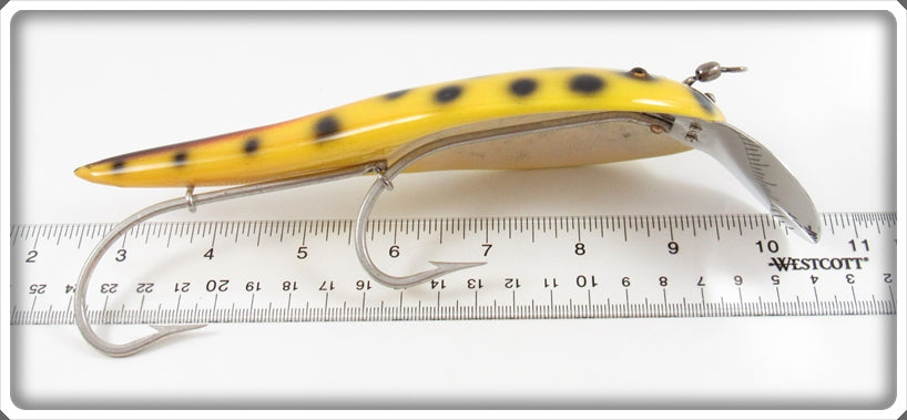 Musky Dan Yellow Black Spots Sting Ray Lure For Sale | Tough Lures