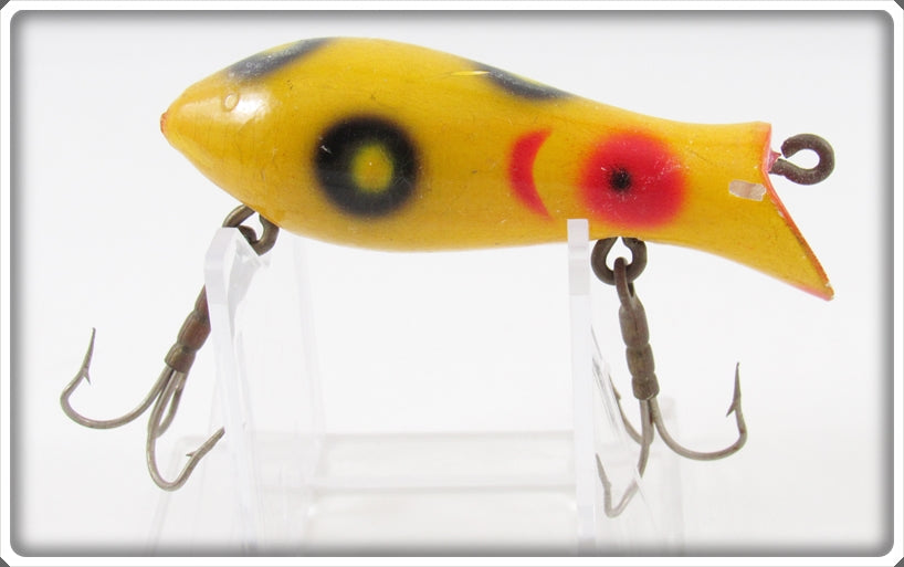 Vintage Nichols Yellow Black Spots Zinger Lure For Sale | Tough Lures