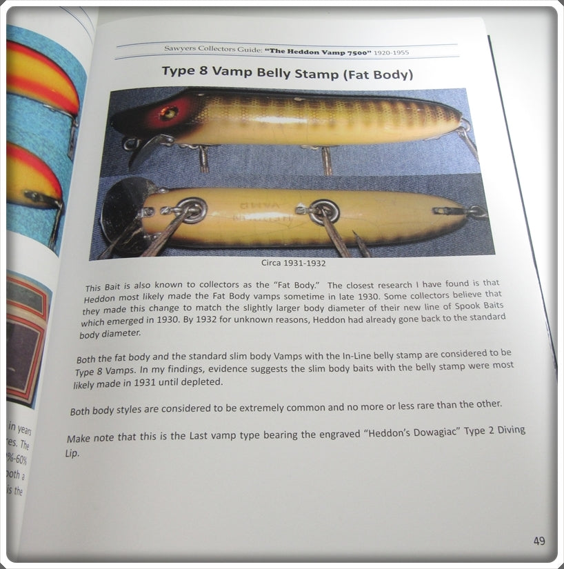 The Heddon Vamp 1920 - 1955 Identification & Price Guide | Tough Lures