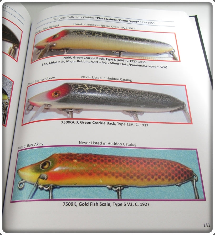 The Heddon Vamp 1920 - 1955 Identification & Price Guide | Tough Lures