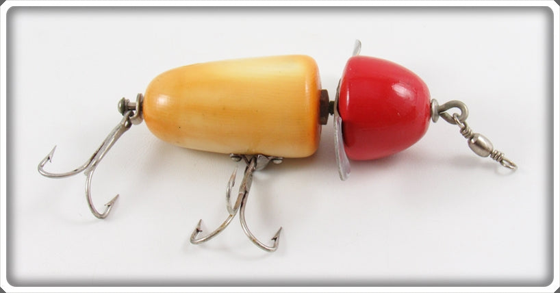 Vintage Pflueger White Red Head Globe Lure In Box For Sale | Tough Lures