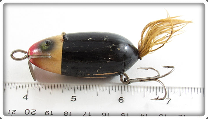 Vintage Paw Paw Moonlight Black & White Mouse Lure For Sale | Tough Lures
