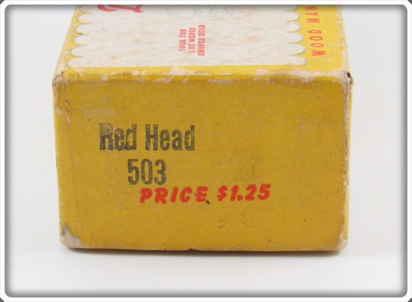Wood Manufacturing Co Red Head Dipsy Doodle Lure In Box For Sale ...