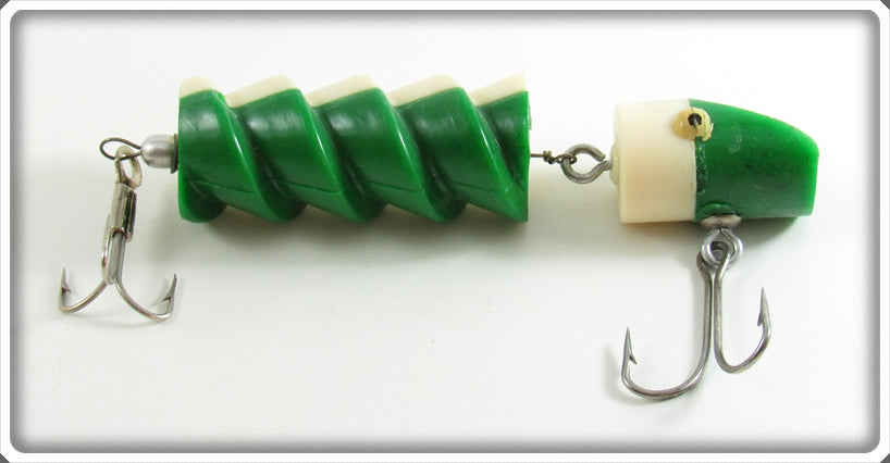 Vintage Green & White Dolly Rotator Lure In Box For Sale | Tough Lures