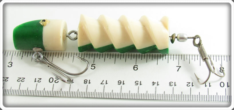 Vintage Green & White Dolly Rotator Lure In Box For Sale | Tough Lures