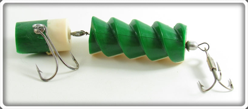 Vintage Green & White Dolly Rotator Lure In Box For Sale | Tough Lures