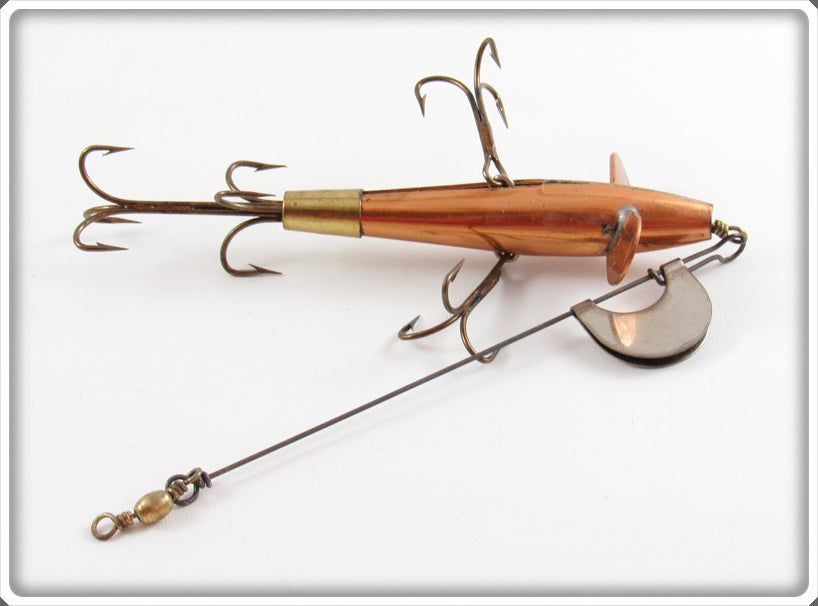 Vintage Pflueger Copper Breakless Devon Minnow Lure In Box For Sale ...