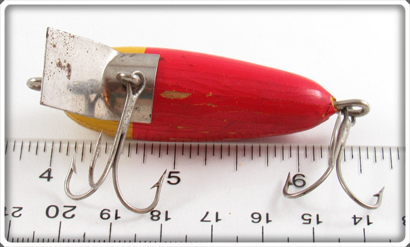 Vintage George W Gayle Red & Yellow Diving Plug Lure For Sale | Tough Lures