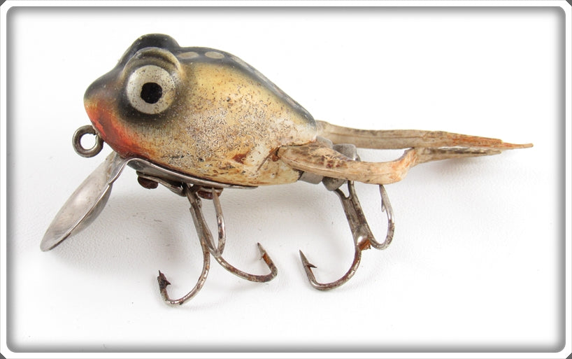 Vintage Jenson Silver Flash Froglegs Wiggler Lure For Sale | Tough Lures
