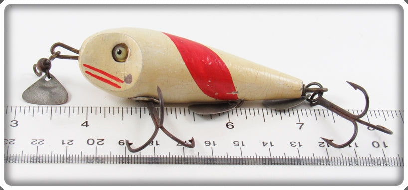 Vintage Donaly Red & White Redfin Minnow Lure For Sale | Tough Lures