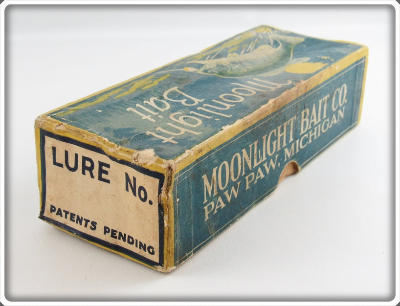 Vintage Moonlight Yellow Black Spots Pollywog Lure In Box For Sale ...