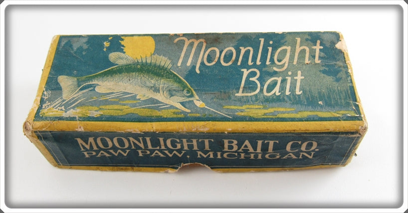 Vintage Moonlight Yellow Black Spots Pollywog Lure In Box For Sale ...