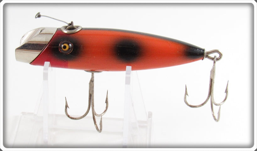 Vintage South Bend Orange With Black Spots Fish Oreno Lure For Sale ...