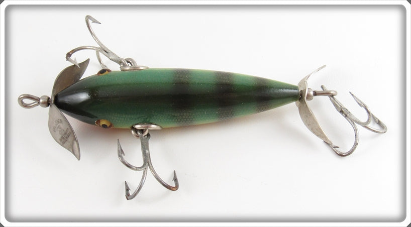 Pflueger Natural Perch Scale Three Hook Neverfail Minnow Lure For Sale ...