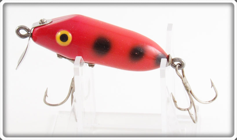 Vintage Rinehart Orange Black Spots Red Head Jinx Lure For Sale | Tough ...
