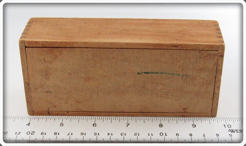 Antique Vintage Shakespeare Empty Wood Slide Top Box For Sale | Tough Lures