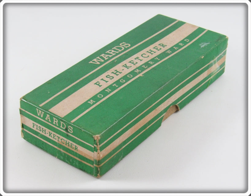 Vintage Montgomery Ward Red & White Wards Fish Ketcher Lure In Box ...