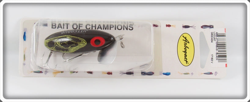 Arbogast Ebsco Black Locust Jitterbug Lure On Card For Sale | Tough Lures