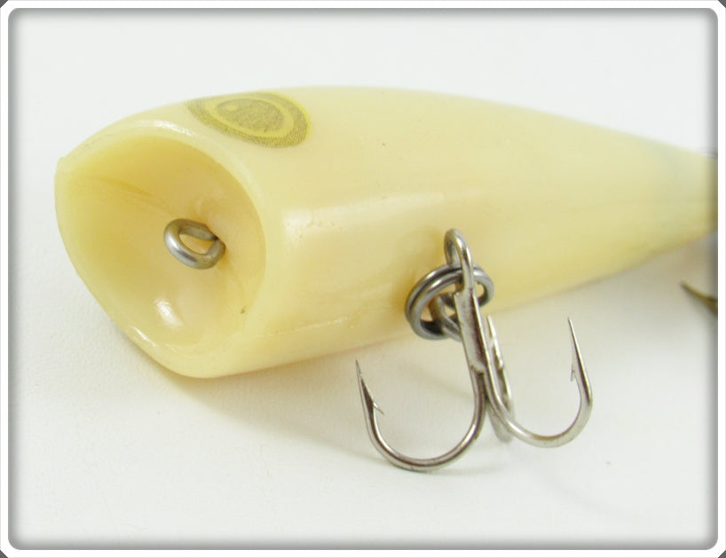 Vintage Rebel Bone With Painted Eyes Pop R Lure P 7000 For Sale | Tough ...