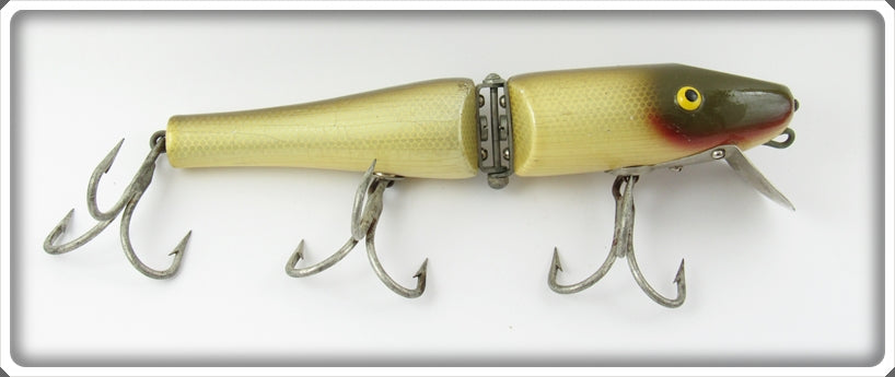 Vintage Paw Paw Silver Scale Jointed Dreadnought Lure 5100SJ For Sale ...