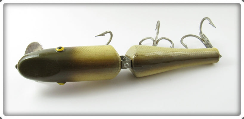 Vintage Paw Paw Silver Scale Jointed Dreadnought Lure 5100SJ For Sale ...