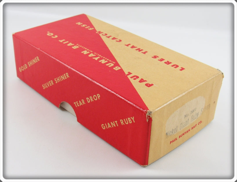 Vintage Paul Bunyan Nickel Giant Ruby Spoon Lure In Box For Sale ...