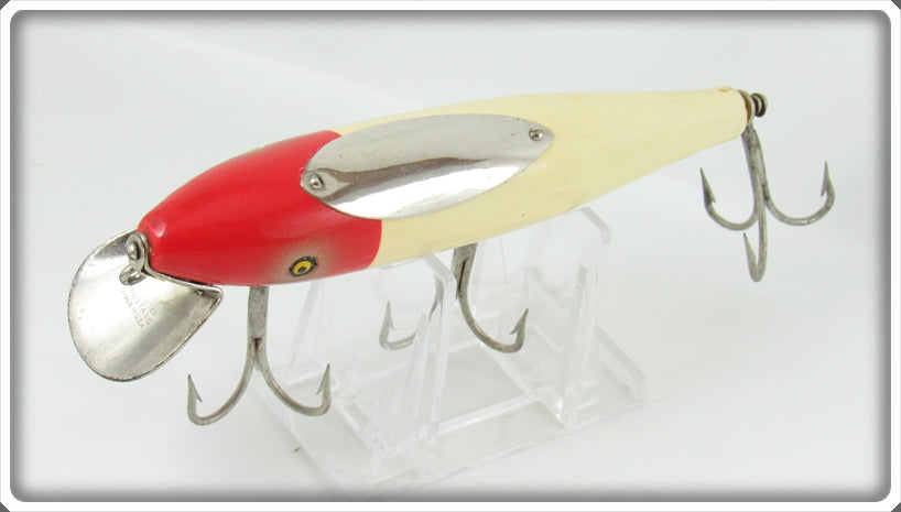 Vintage Pflueger Red & White Mustang Lure 9596 In Box For Sale | Tough ...