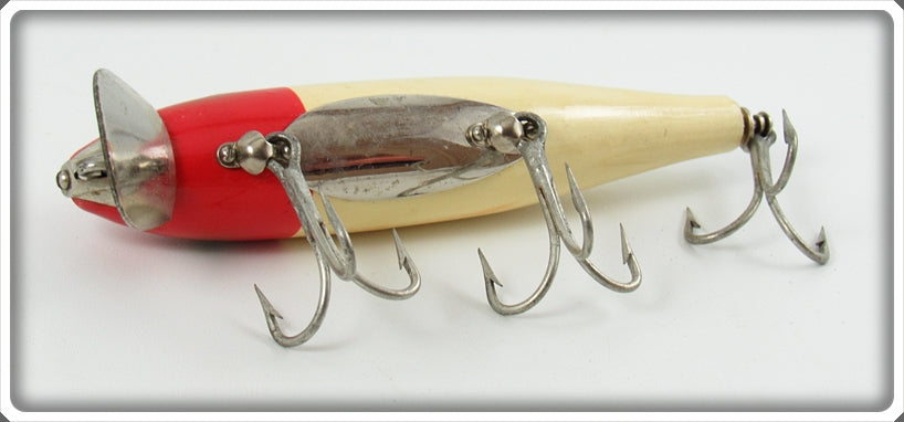 Vintage Pflueger Red & White Mustang Lure 9596 In Box For Sale | Tough ...