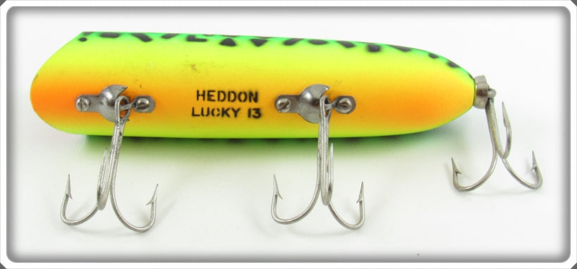 Heddon Fluorescent Green Crawdad Lucky 13 Lure 2500 GRA For Sale ...
