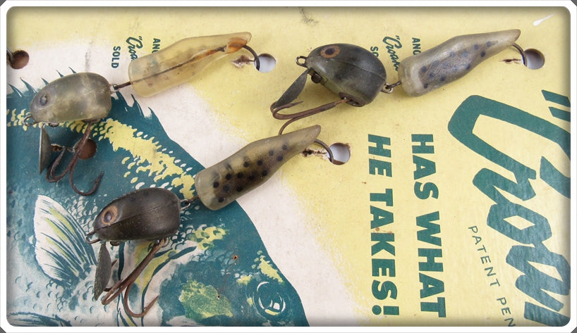 F. S. Burroughs Co Dealer Display Of Croaker & Tadpole Lures For Sale ...