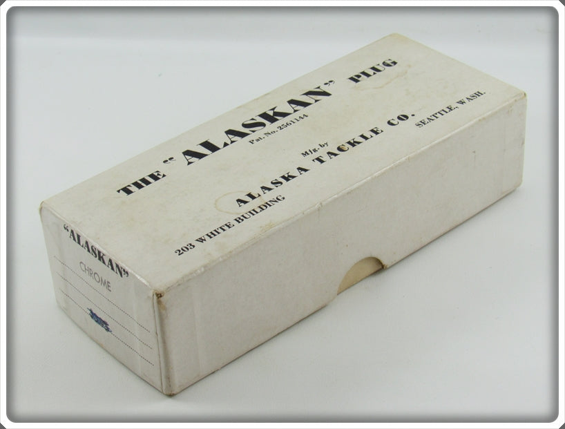 Vintage Alaska Tackle Co Chrome The Alaskan Plug In Box For Sale ...