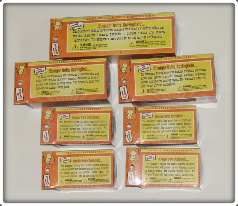 Relic Lures The Simpsons Fishing Lure Set Of Seven For Sale | Tough Lures