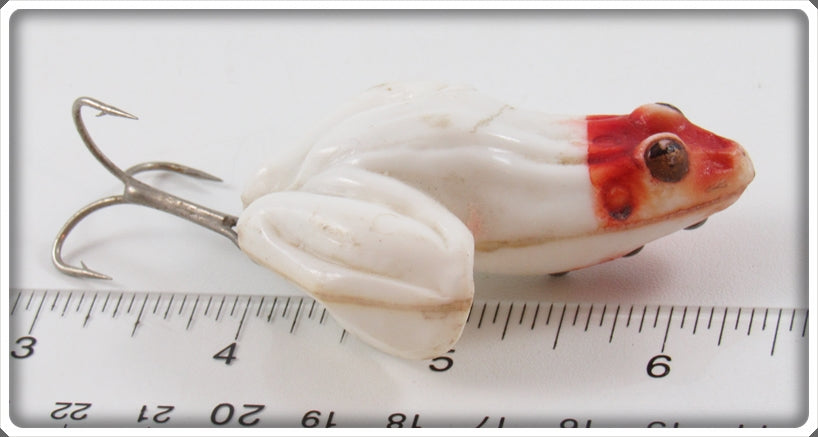 Vintage Burroughs Red & White Frog Lure For Sale | Tough Lures