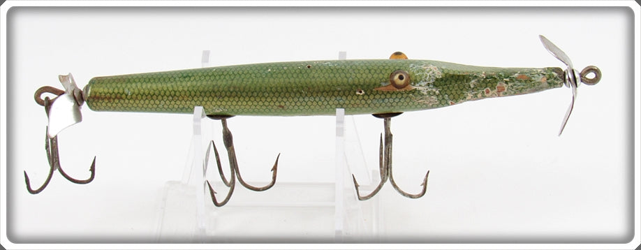 Vintage Creek Chub Green Gar Scale Gar Minnow Lure 2920 For Sale ...