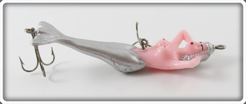 Vintage Stream Eze Silver Virgin Mermaid Lure In Box For Sale | Tough Lures