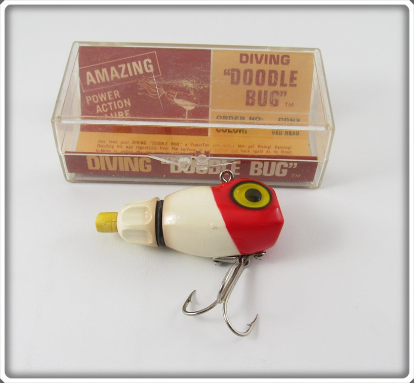 Vintage Storm Aquasport Red Head Doodle Bug Lure In Box For Sale ...