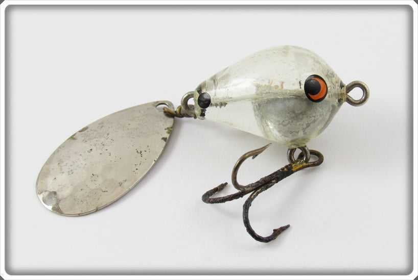 Vintage Johnny Horton Cane River Bait Co Clear Fireball Lure In Tube ...
