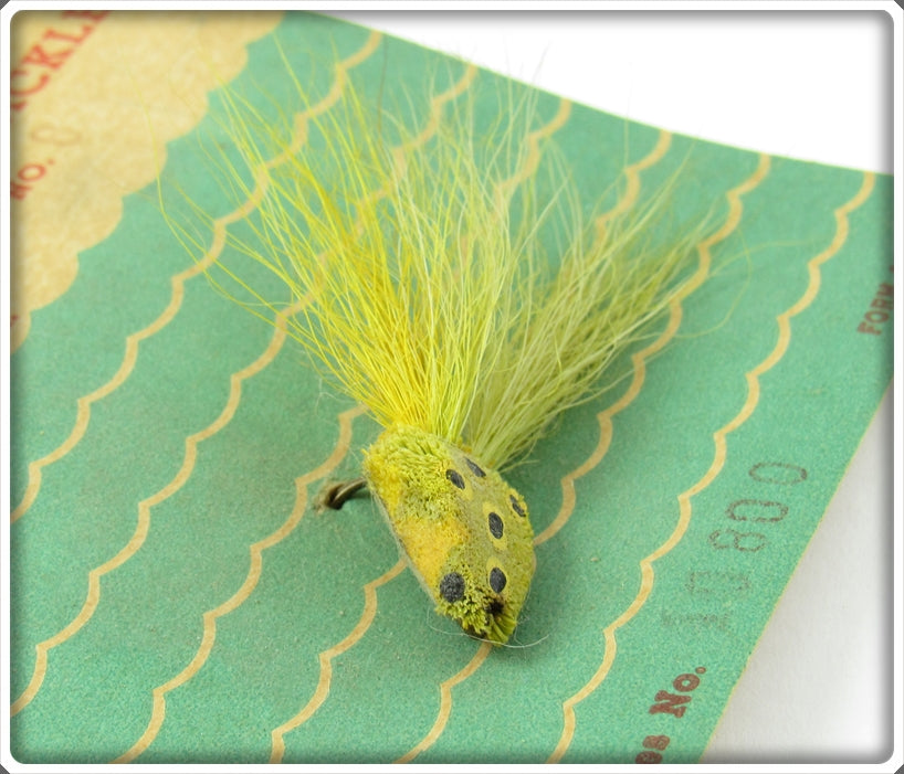 Vintage Marathon Bait Co Fly Rod Hair Frog Lure On Card For Sale ...
