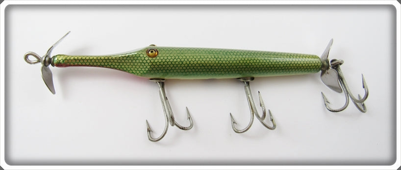 Vintage Creek Chub Green Gar Scale Gar Minnow Lure 2920 For Sale ...