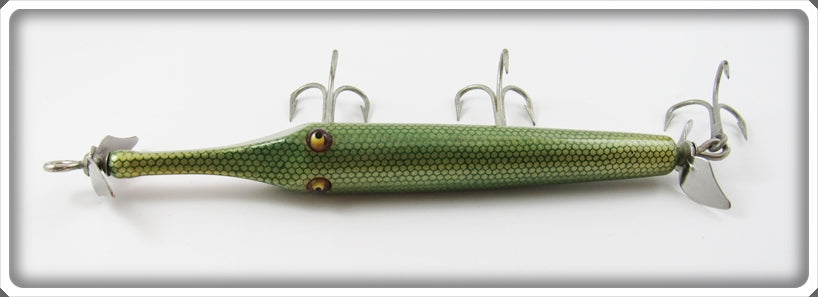 Vintage Creek Chub Green Gar Scale Gar Minnow Lure 2920 For Sale ...