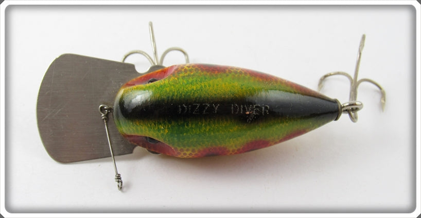 Vintage Fishathon Bait Mfg Co Black Jack Dizzy Diver Lure For Sale ...