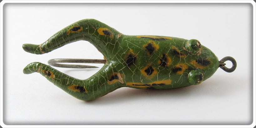 Vintage Pflueger Conrad Frog Lure In Correct Box 767 Natural Green ...